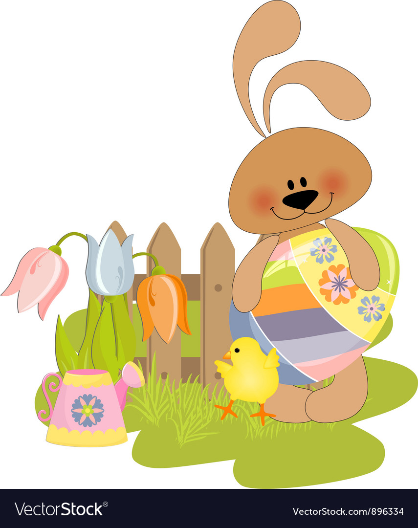Cute easter Royalty Free Vector Image - VectorStock