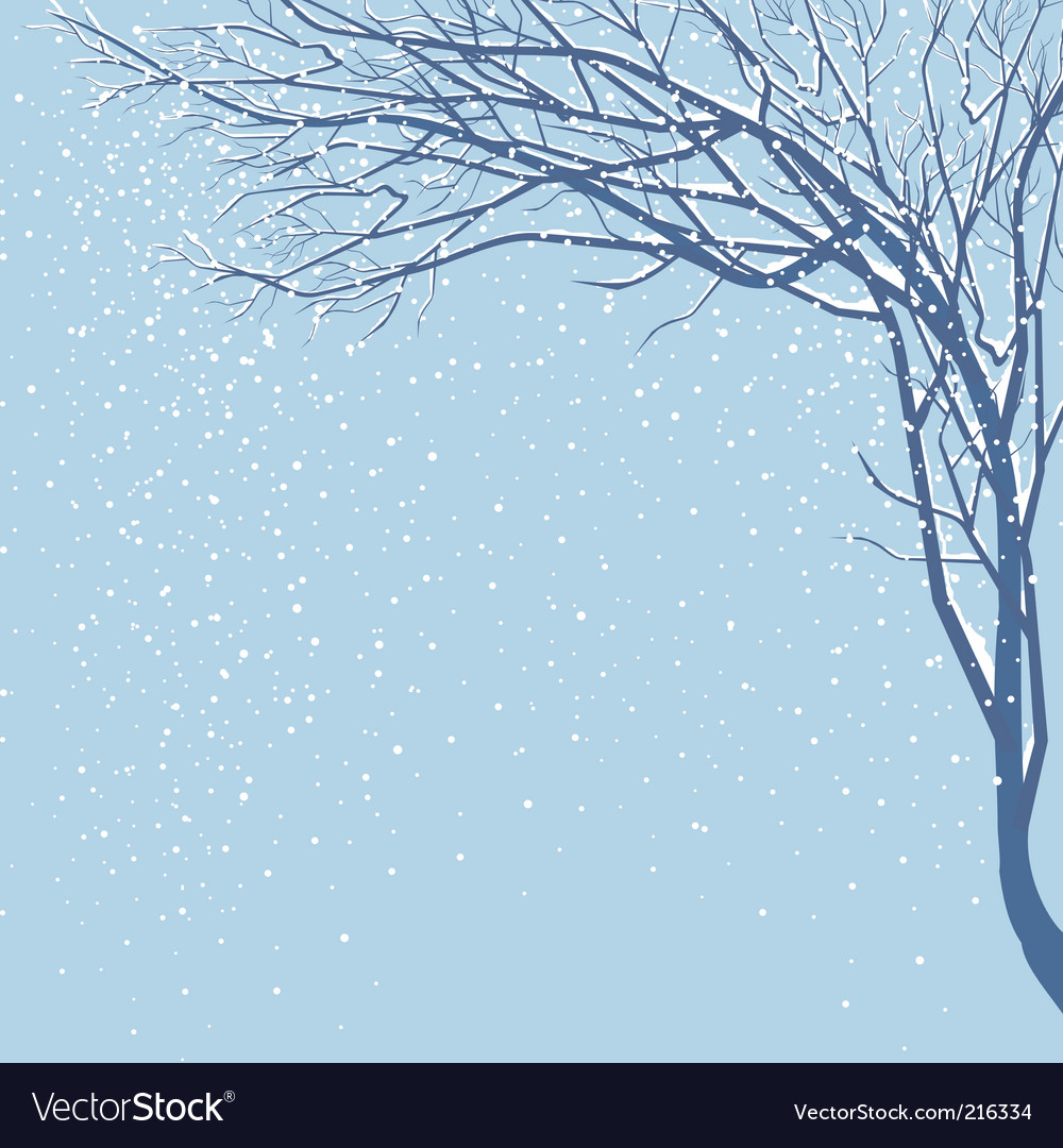 Winter background Royalty Free Vector Image - VectorStock