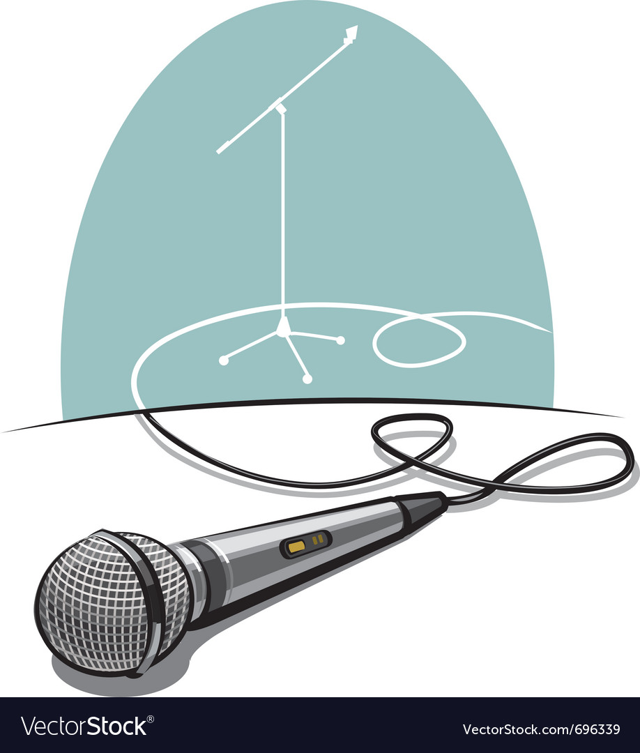 Microphone Royalty Free Vector Image - VectorStock