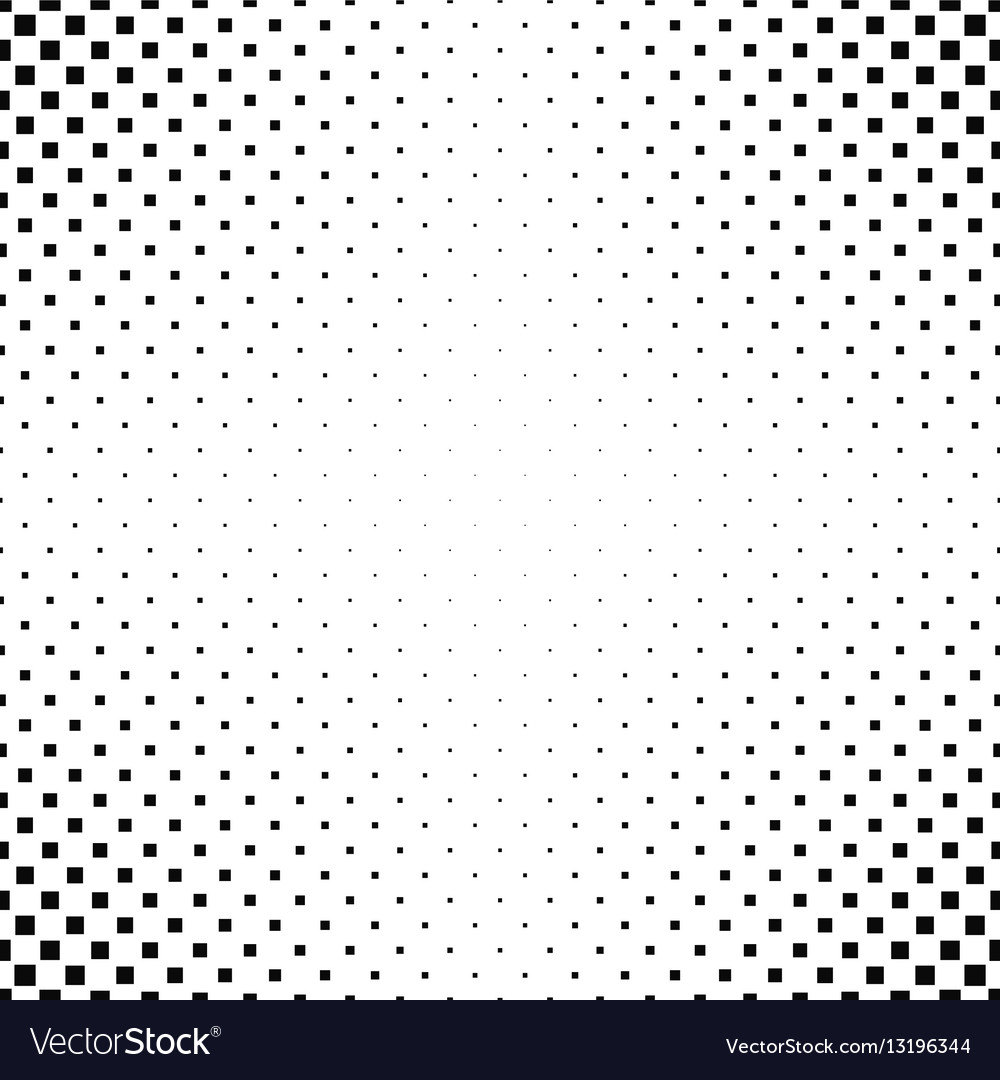 Black and white square pattern background Vector Image