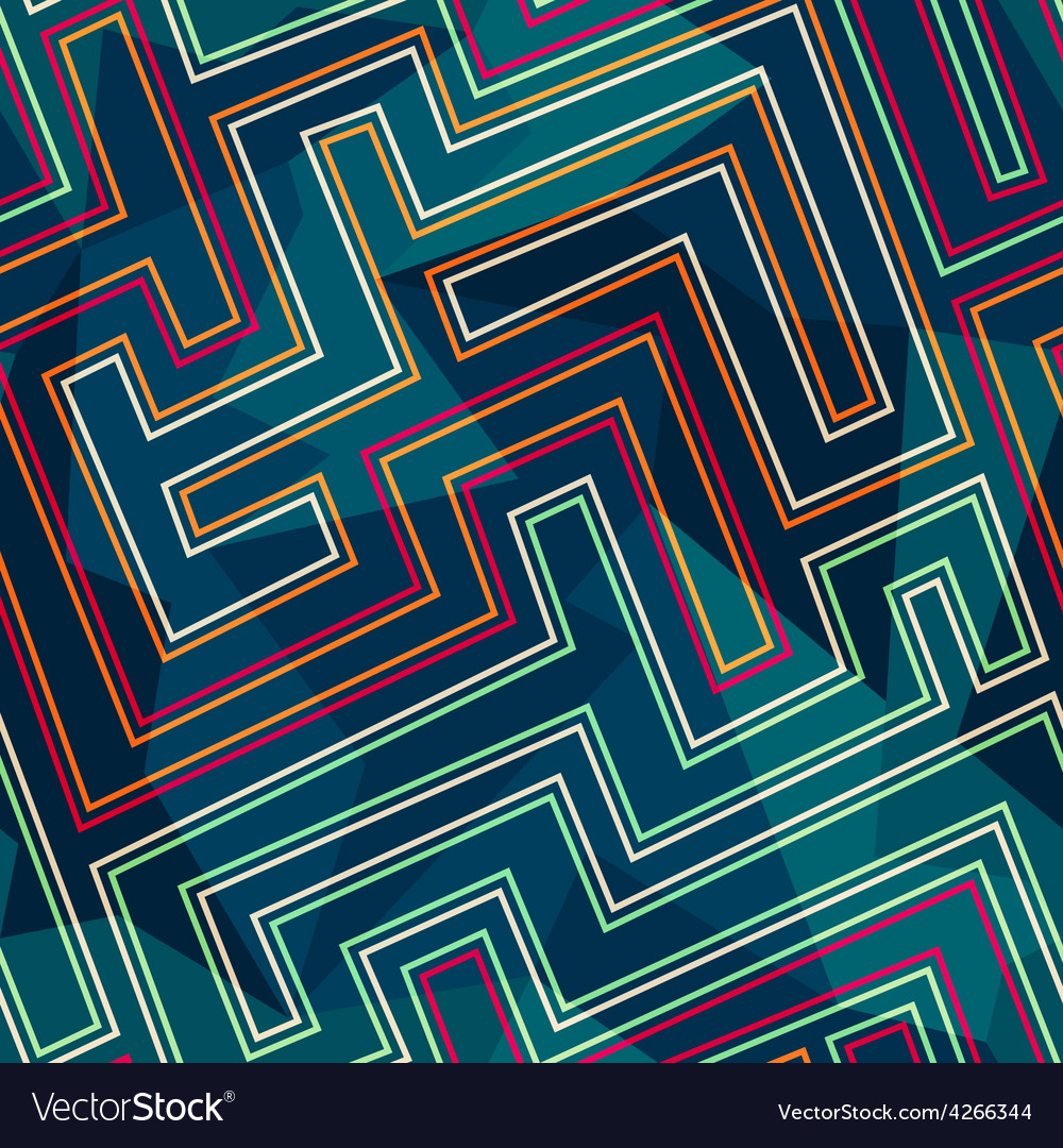 Neon seamless pattern Royalty Free Vector Image