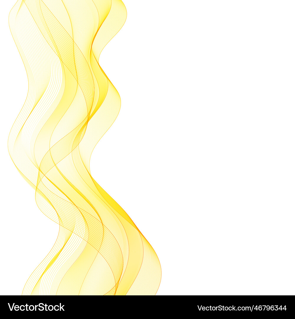 Yellow wave abstract graphics eps 10 – Royalty-Free Vector | VectorStock