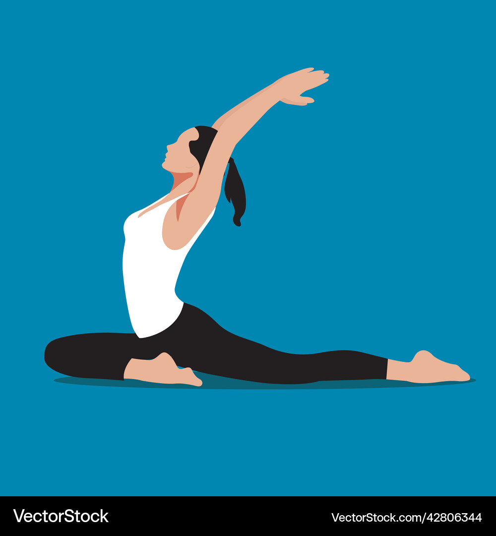 Yoga2 Royalty Free Vector Image - VectorStock