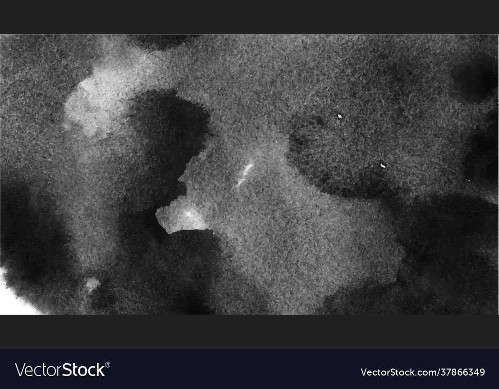 Black watercolor background for textures Vector Image