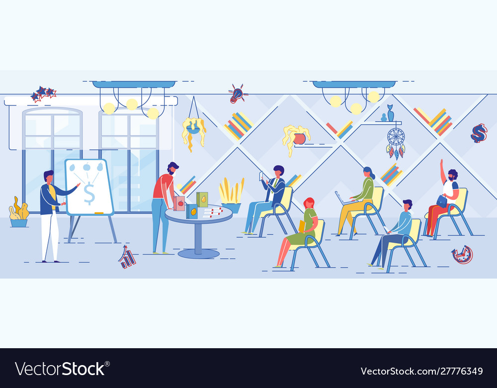 Business training the company corporate coaching Vector Image