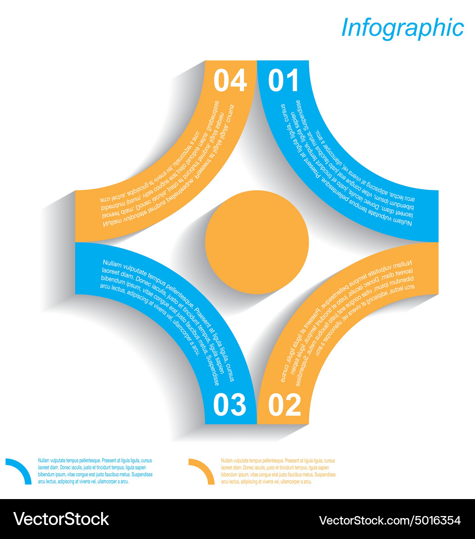 Infographic template Royalty Free Vector Image