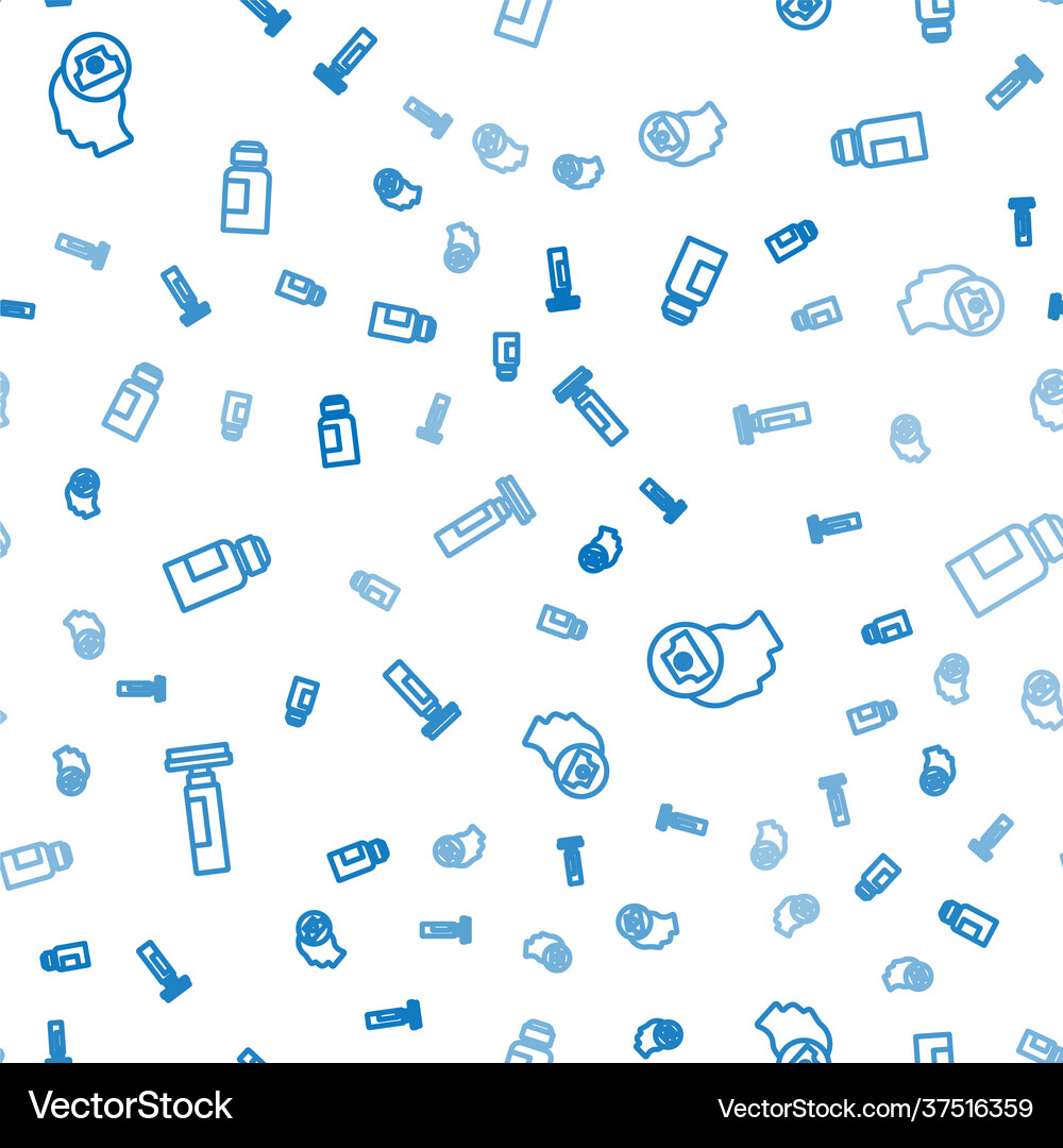 Set line marker pen spray can nozzle cap Vector Image