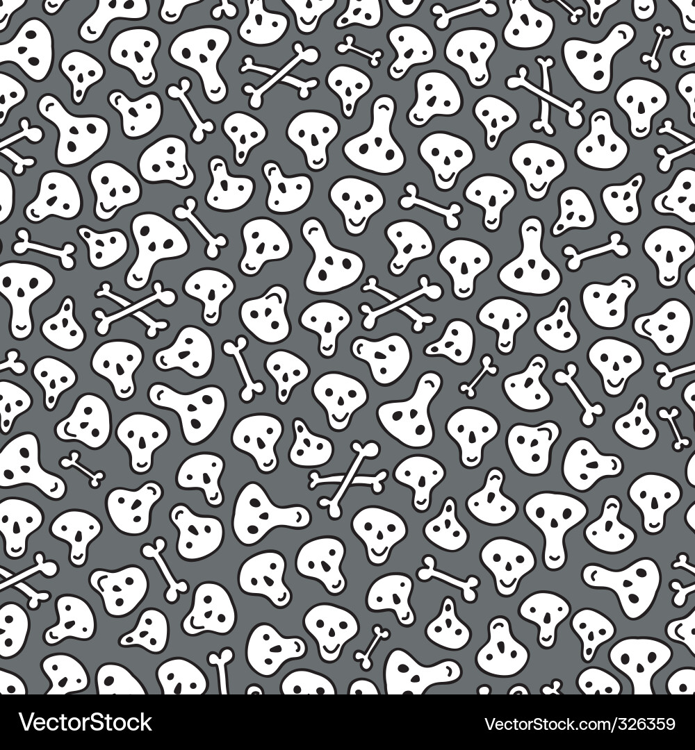 Skull background Royalty Free Vector Image - VectorStock