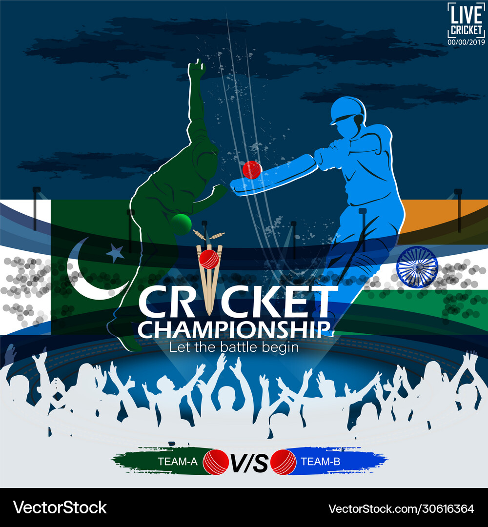 Cricket Royalty Free Vector Image - VectorStock