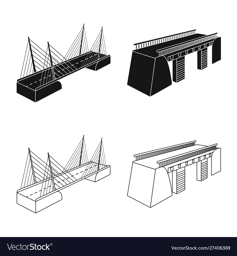 Isolated Object Connection And Design Symbol Vector Image