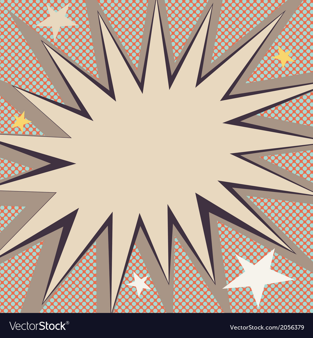 Comic effect05 Royalty Free Vector Image - VectorStock