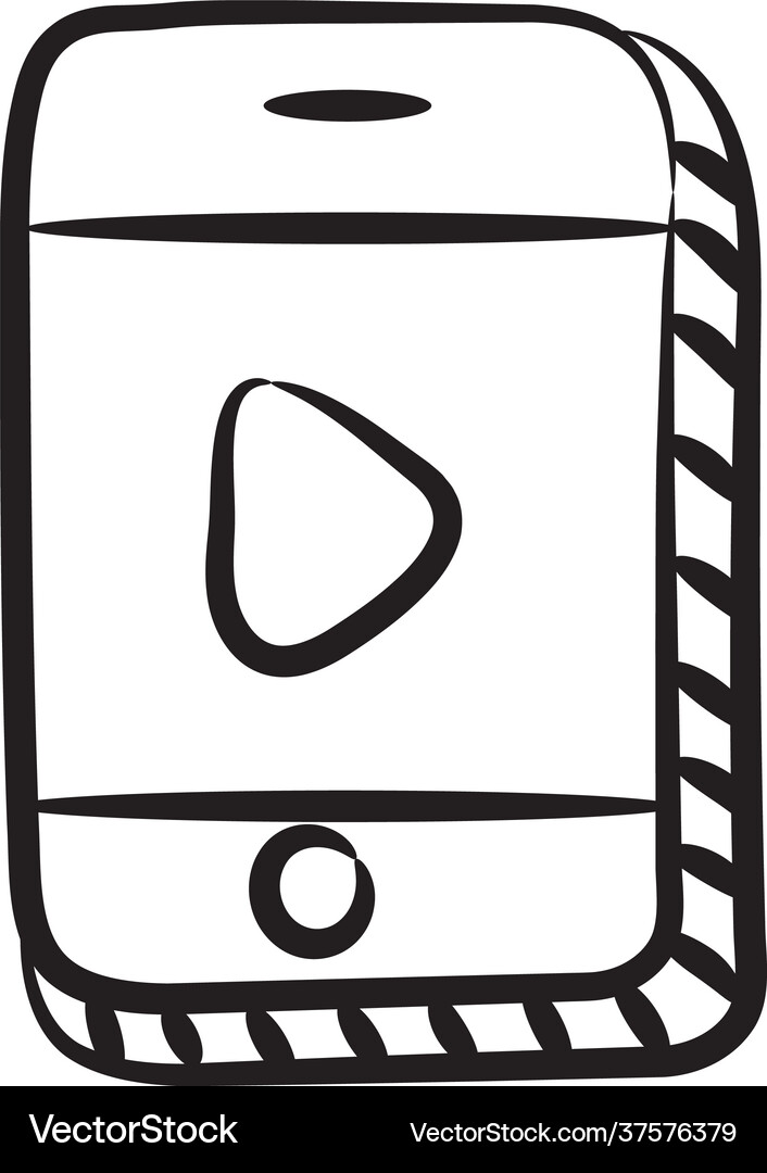Mobile video Royalty Free Vector Image - VectorStock