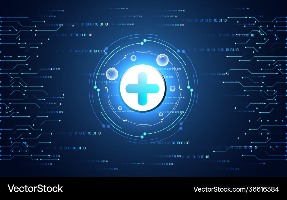 Abstract health science consist plus Royalty Free Vector