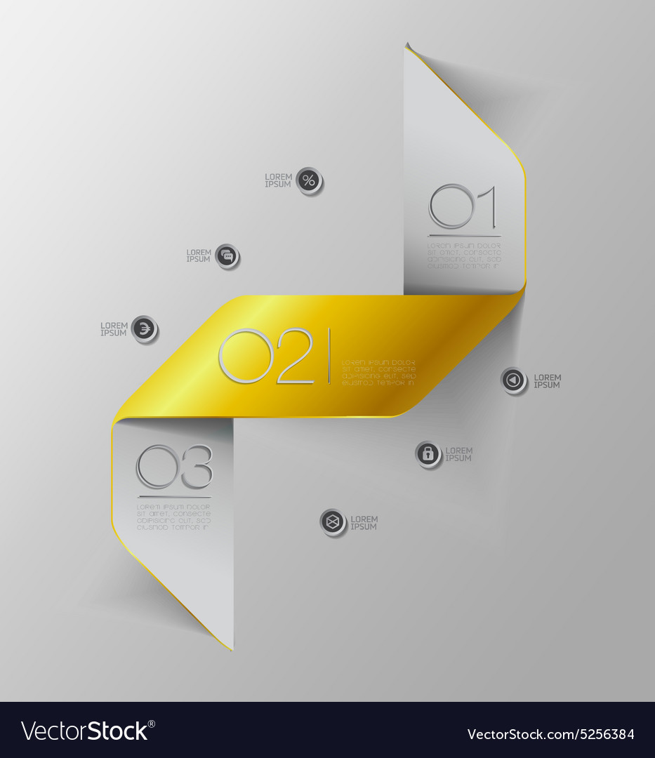 Design elements for options Royalty Free Vector Image