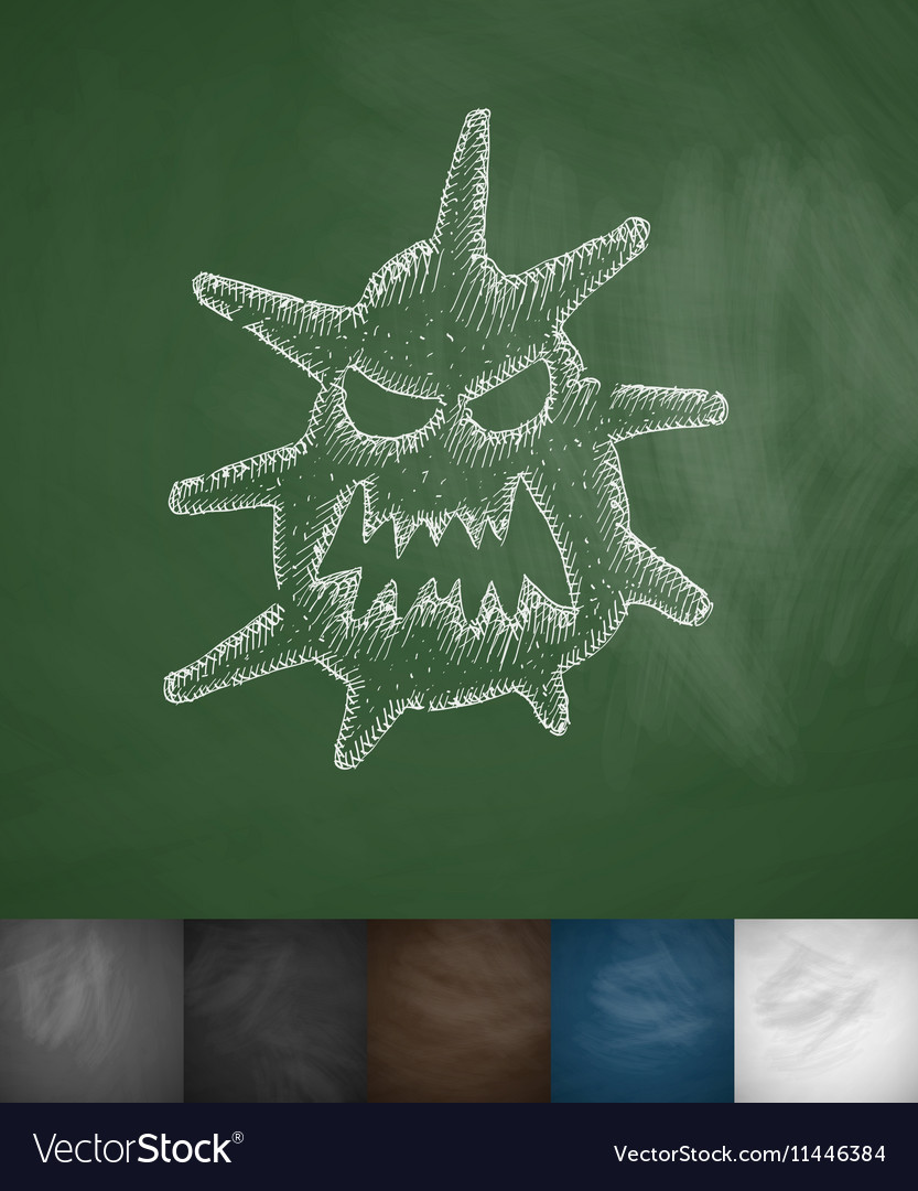 Microbe icon Royalty Free Vector Image - VectorStock