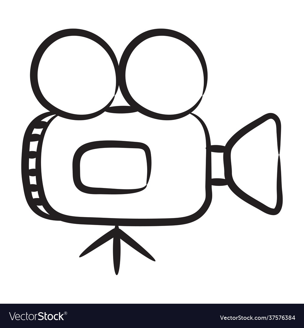 Video camera Royalty Free Vector Image - VectorStock