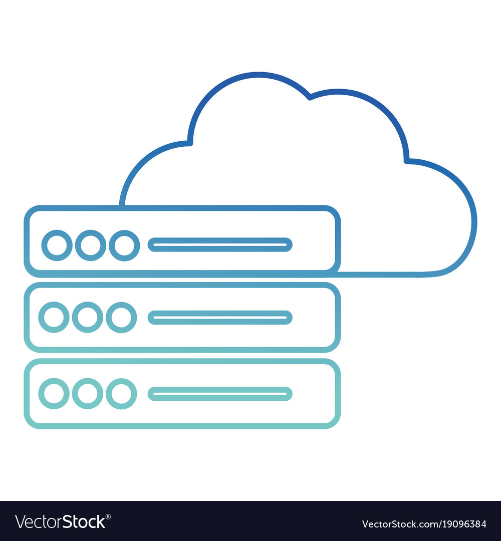 Web hosting design Royalty Free Vector Image - VectorStock