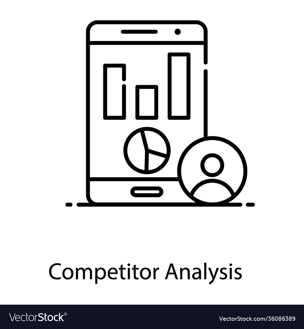 Competitor analysis Royalty Free Vector Image - VectorStock