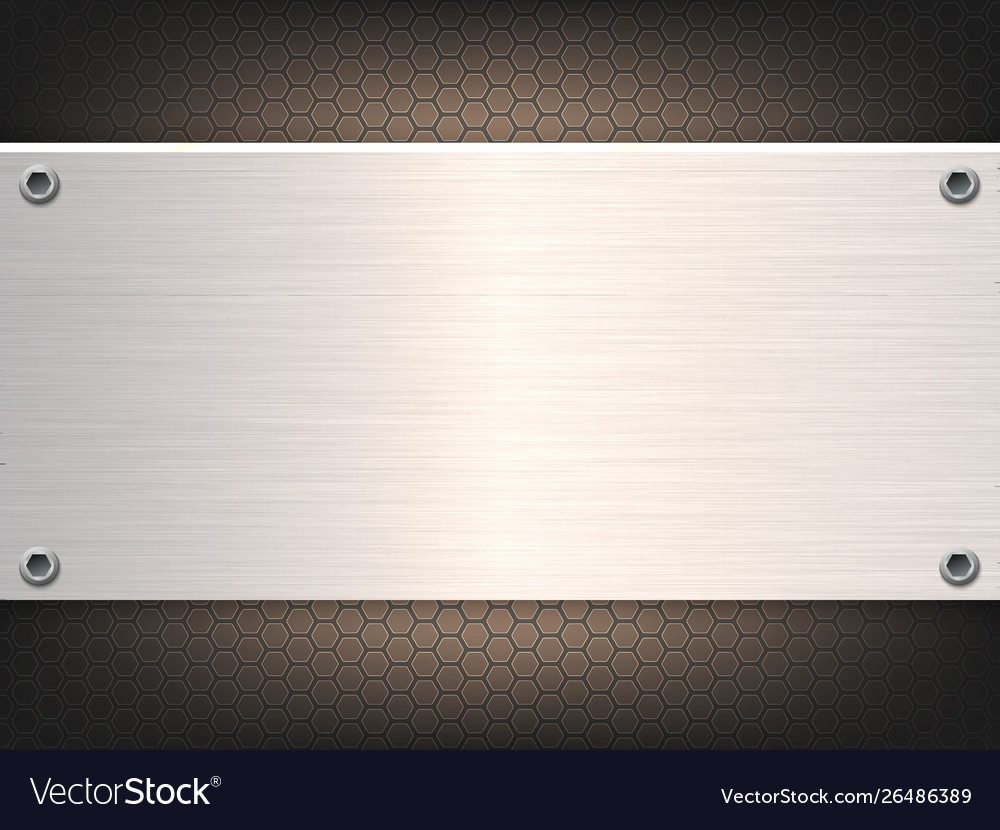 Solid metal sheet abstract background Royalty Free Vector