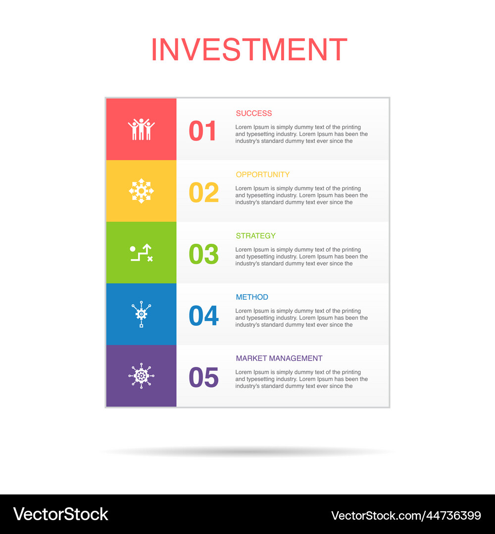 Success opportunity strategy method management Vector Image