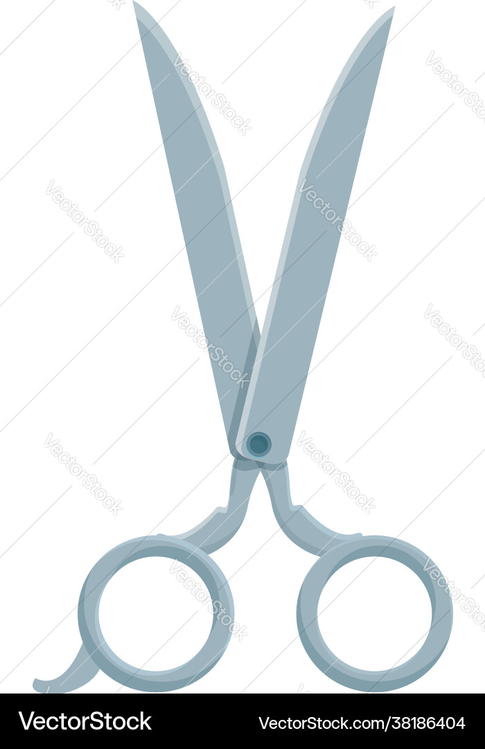 Scissors icon cartoon style Royalty Free Vector Image
