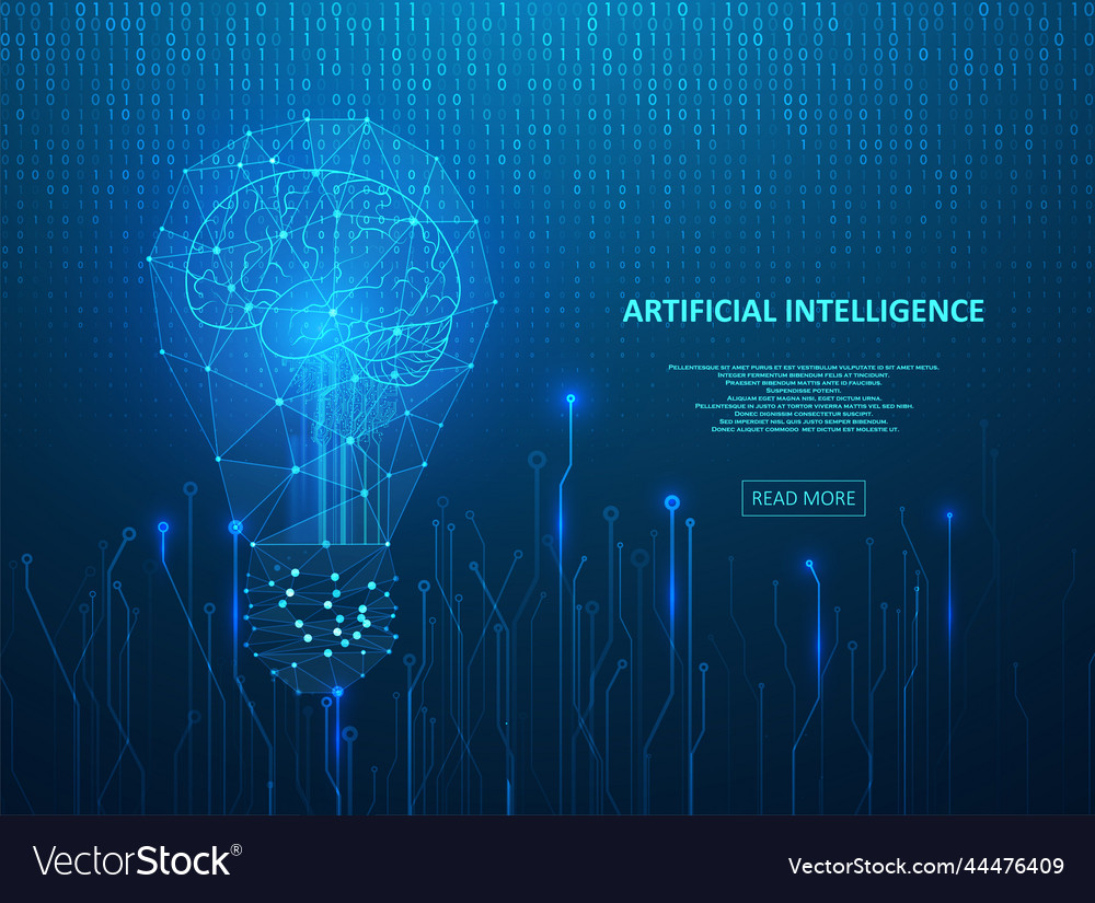 Artificial intelligence Royalty Free Vector Image