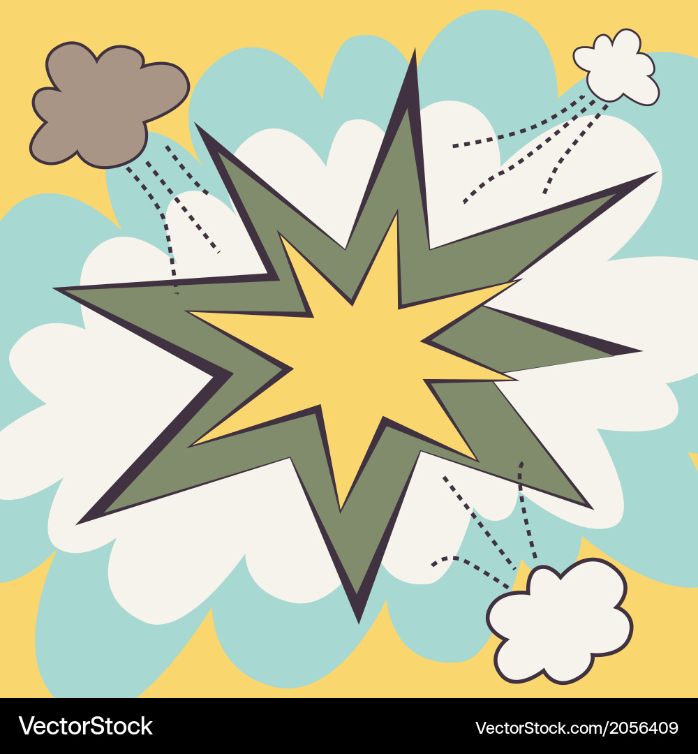 Grunge comic cartoon effects Royalty Free Vector Image