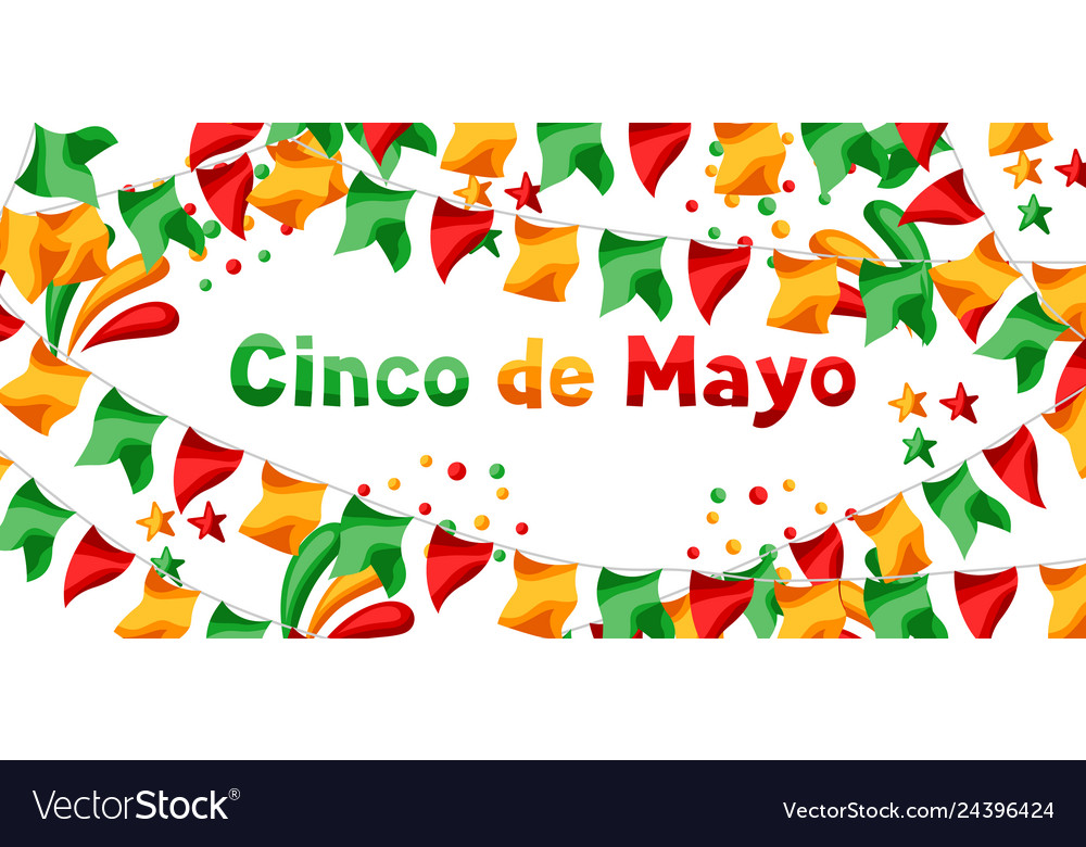 Mexican cinco de mayo greeting card Royalty Free Vector
