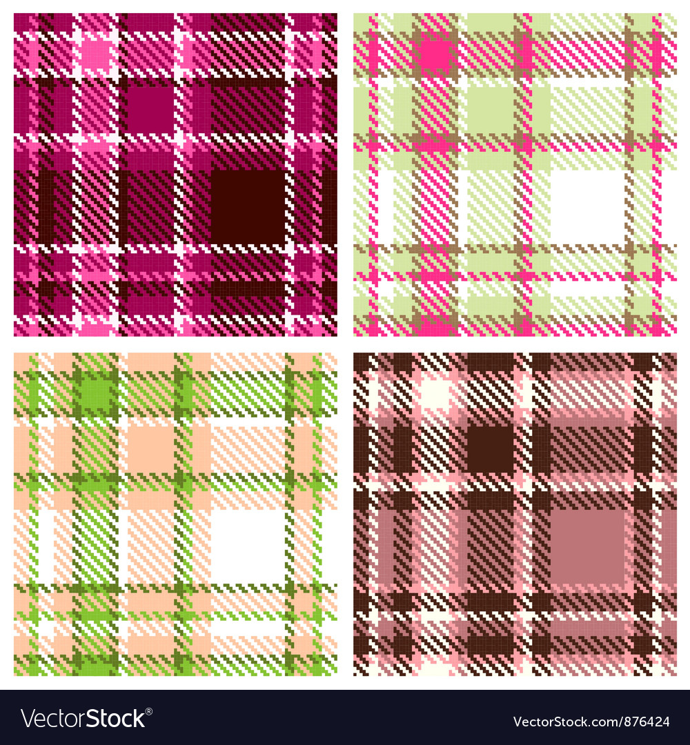 Seamless checkered pattern Royalty Free Vector Image