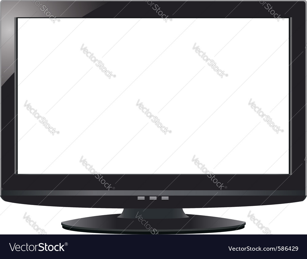 Lcd screen Royalty Free Vector Image - VectorStock