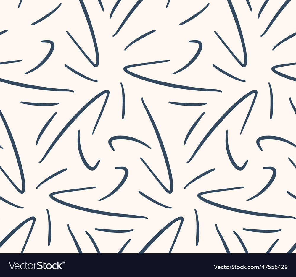 Seamless pattern with a simple abstract drawing Vector Image