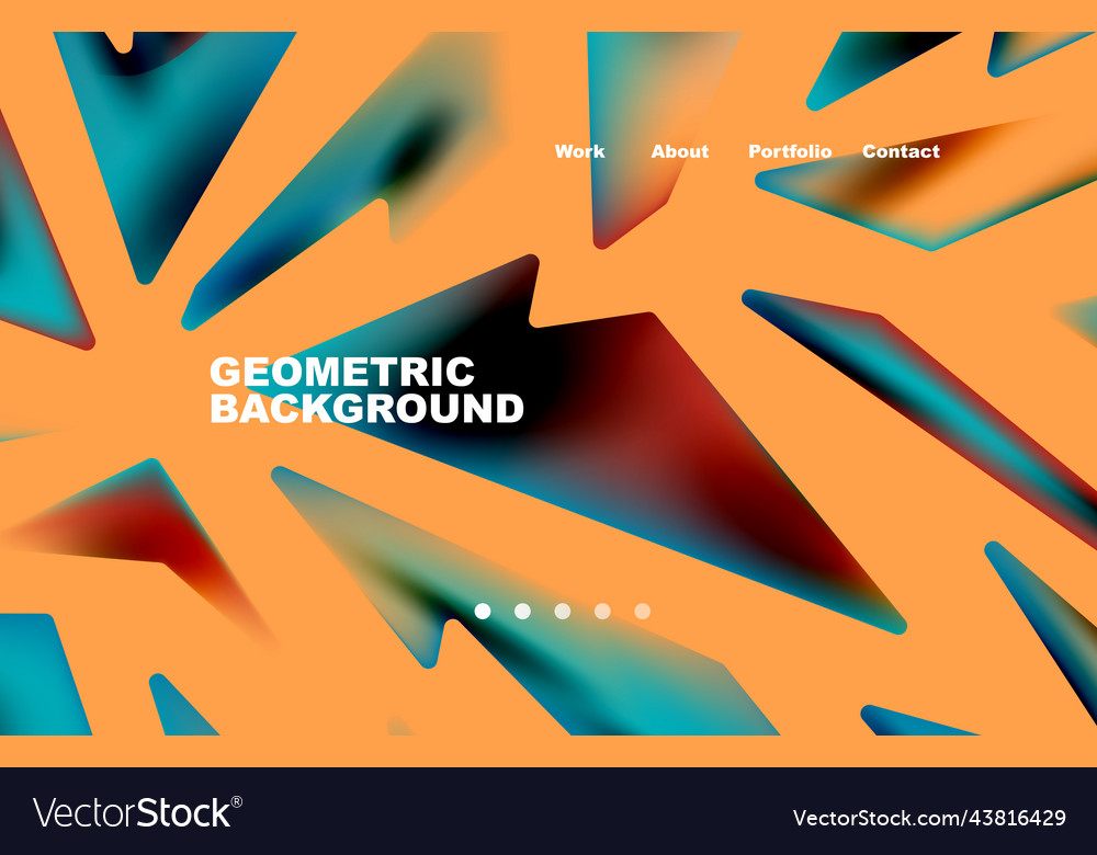 Shards shape composition abstract background web Vector Image