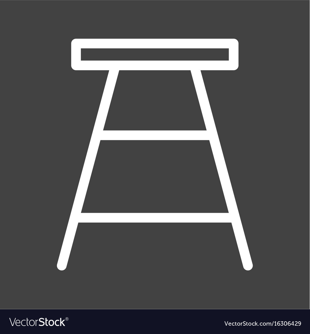 Stool Royalty Free Vector Image - VectorStock