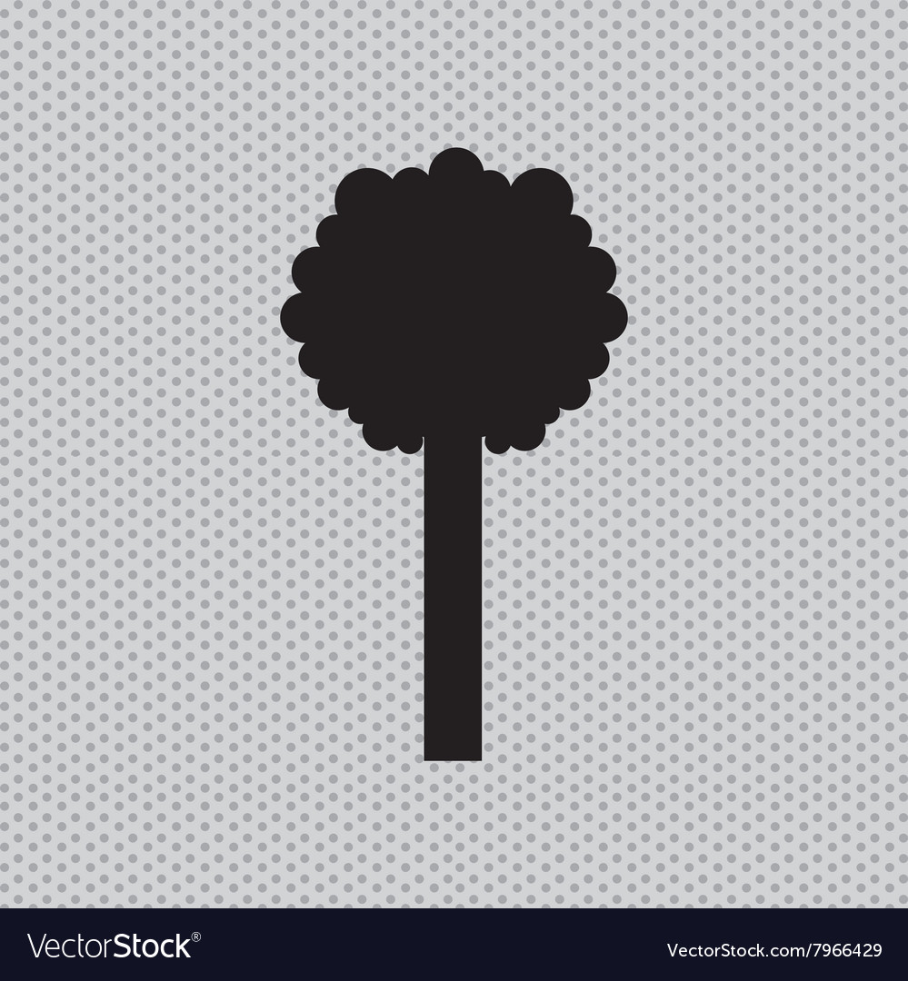 Tree isolated design Royalty Free Vector Image