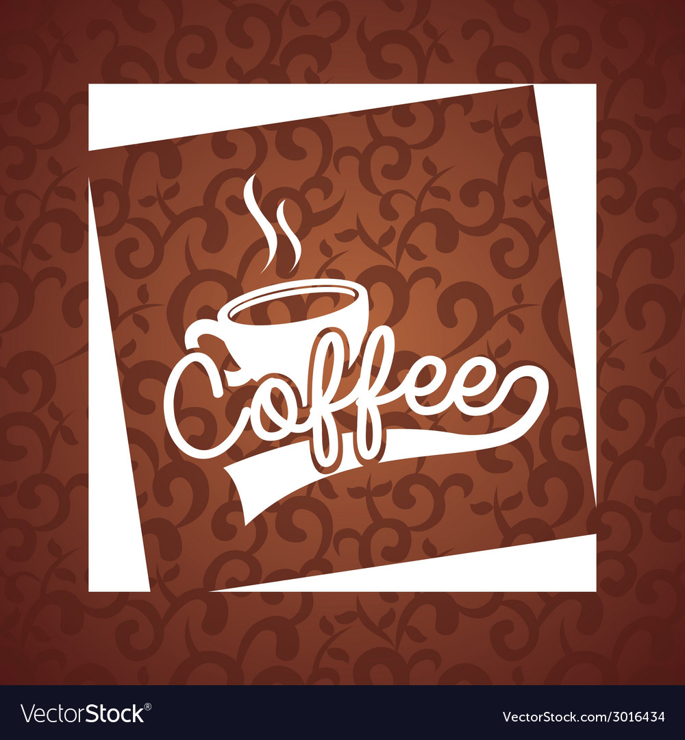 Coffee design Royalty Free Vector Image - VectorStock