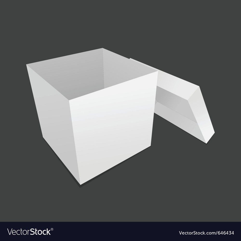 Empty box Royalty Free Vector Image - VectorStock