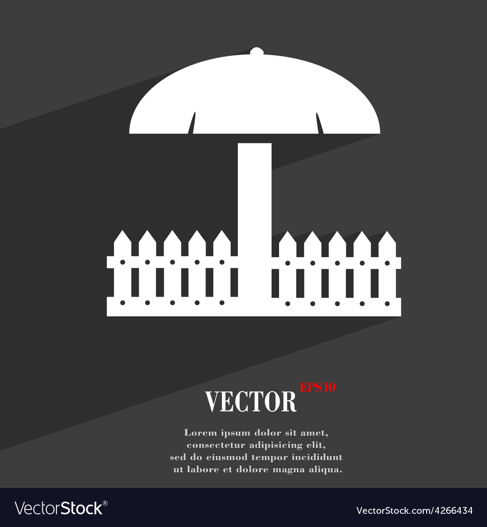 Sandbox icon symbol flat modern web design Vector Image Sandbox icon symbol flat modern web design Vector Image