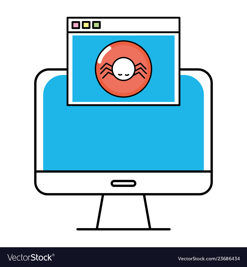 Technology computing cartoon Royalty Free Vector Image