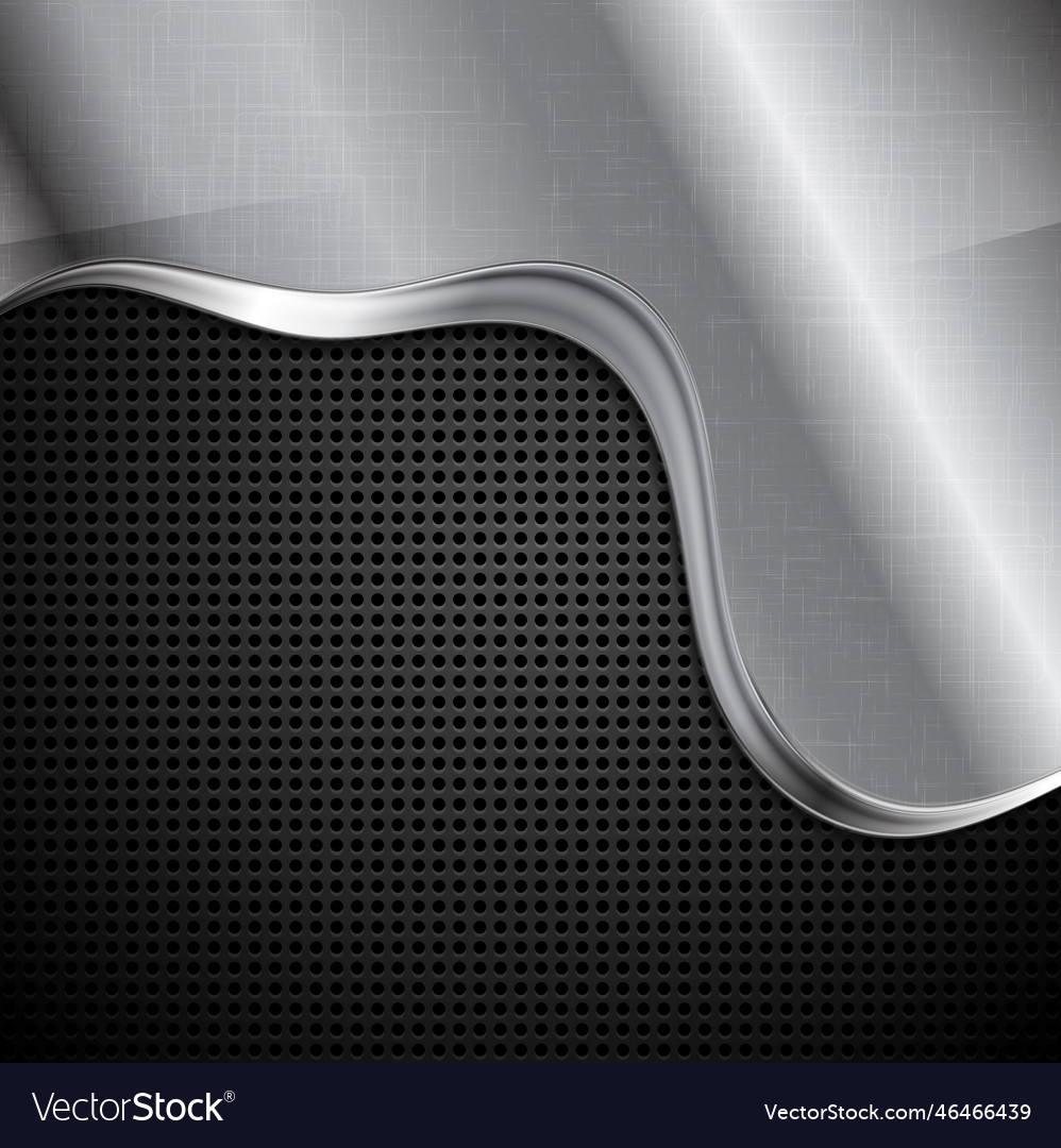 Abstract silver metallic background Royalty Free Vector Abstract silver metallic background Royalty Free Vector