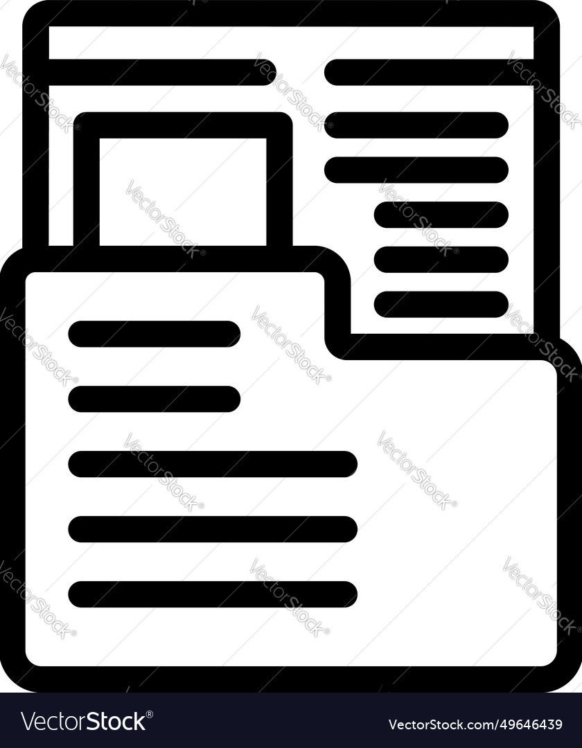 Beta version script icon outline software Vector Image Beta version script icon outline software Vector Image