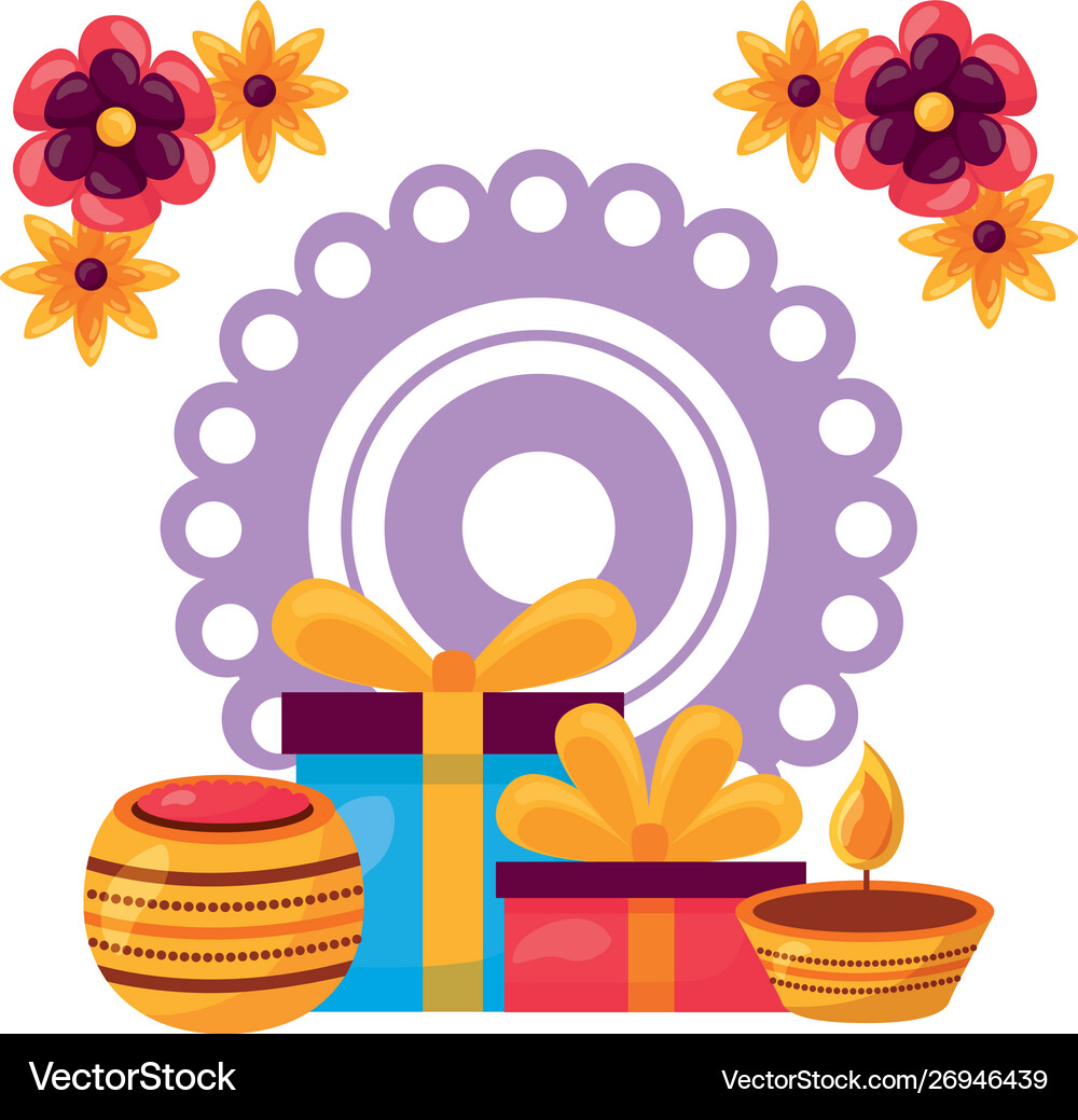 Isolated raksha bandhan design Royalty Free Vector Image