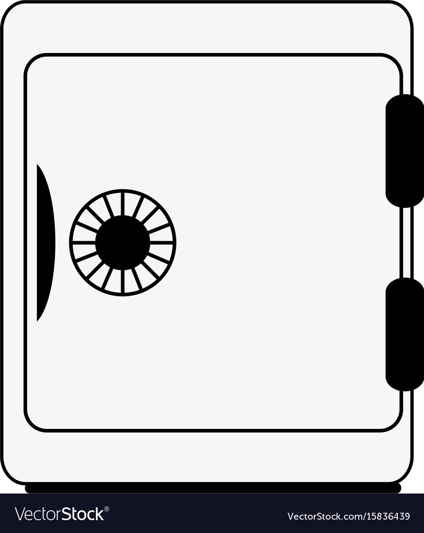 Safe box icon image Royalty Free Vector Image - VectorStock