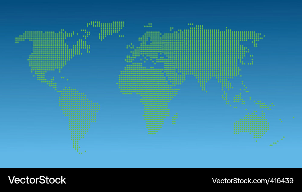 World map Royalty Free Vector Image - VectorStock