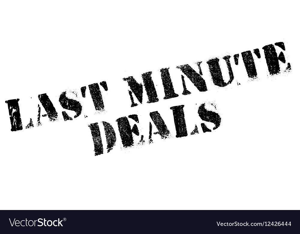 Last minute deals rubber stamp Royalty Free Vector Image Last minute deals rubber stamp Royalty Free Vector Image
