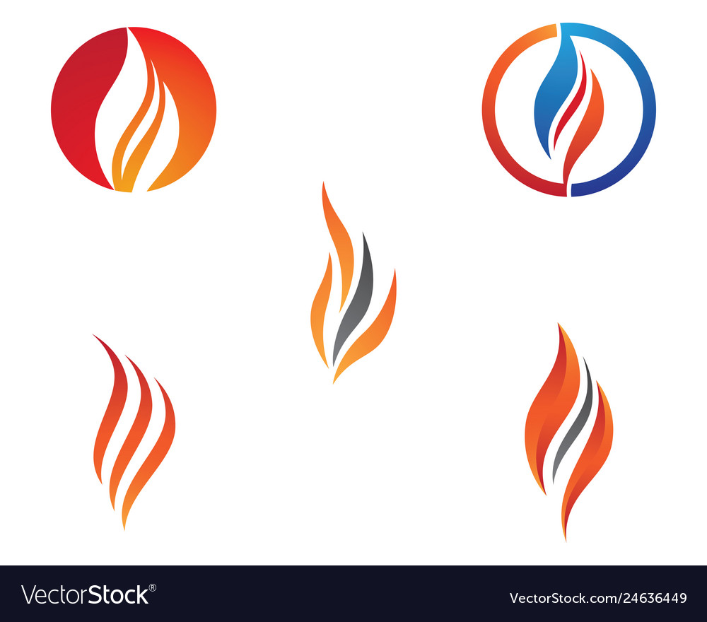 Fire symbol Royalty Free Vector Image - VectorStock