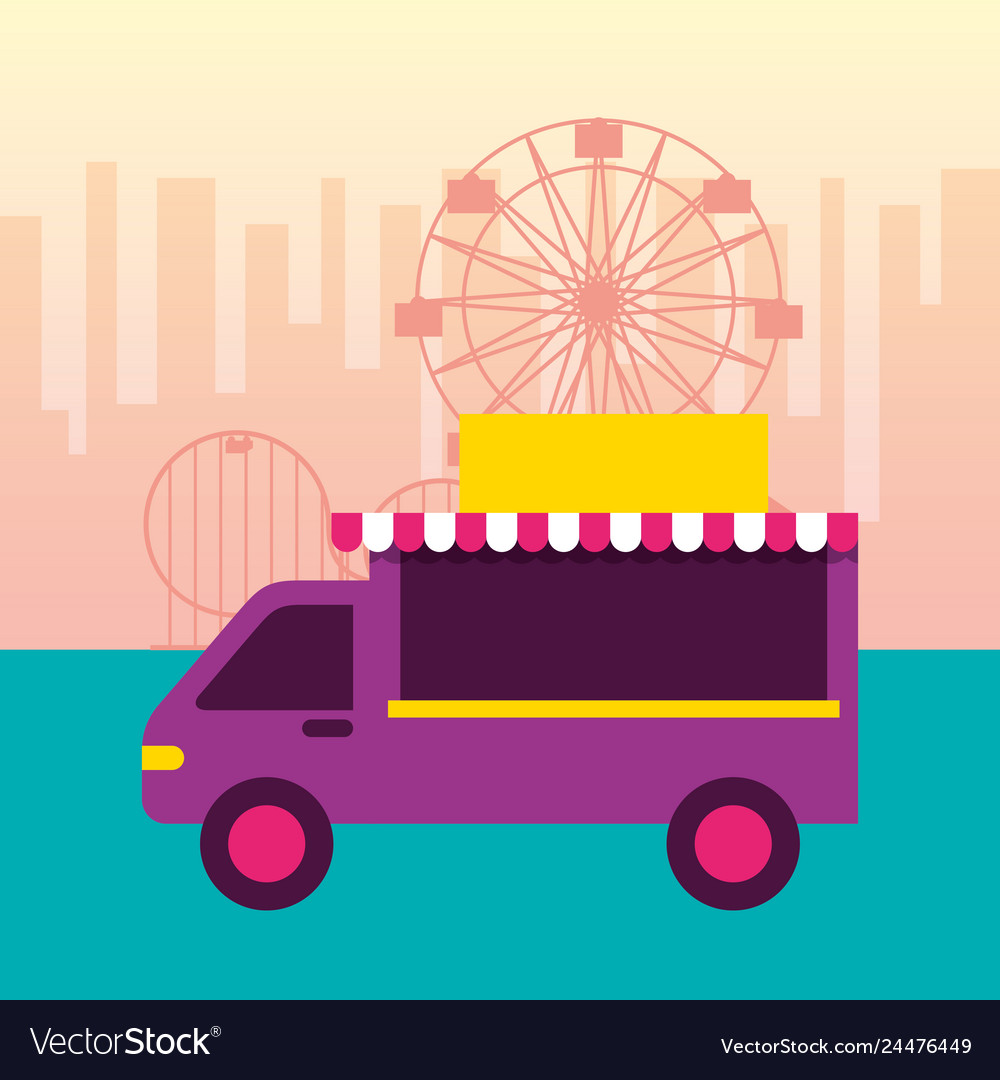 Fun fair carnival Royalty Free Vector Image - VectorStock