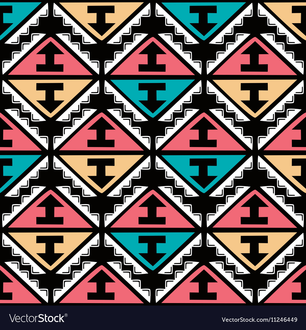 Native ethnic seamless pattern Royalty Free Vector Image