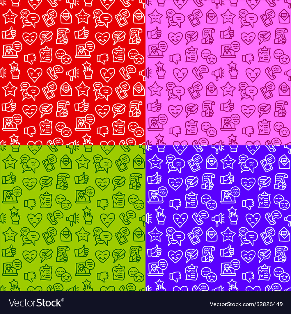 Relationship seamless patterns Royalty Free Vector Image