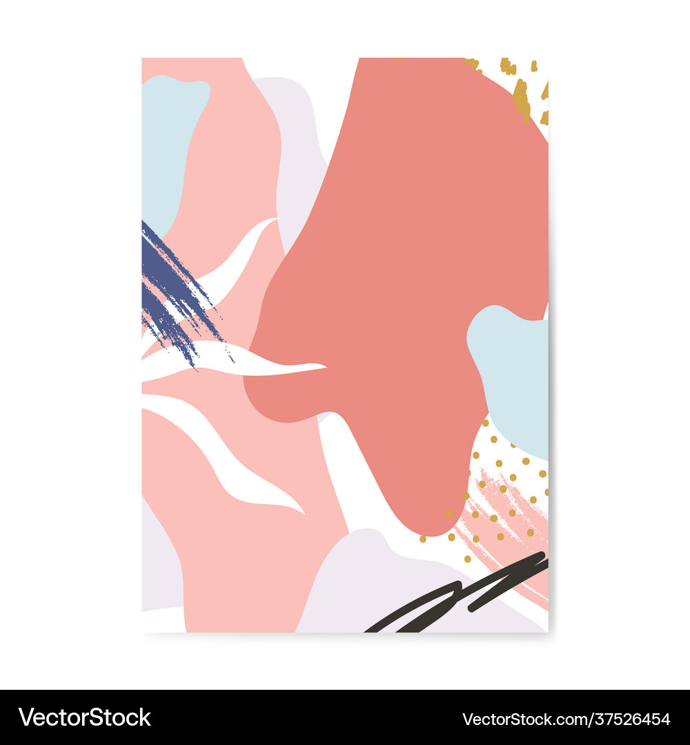 Colorful memphis style poster Royalty Free Vector Image