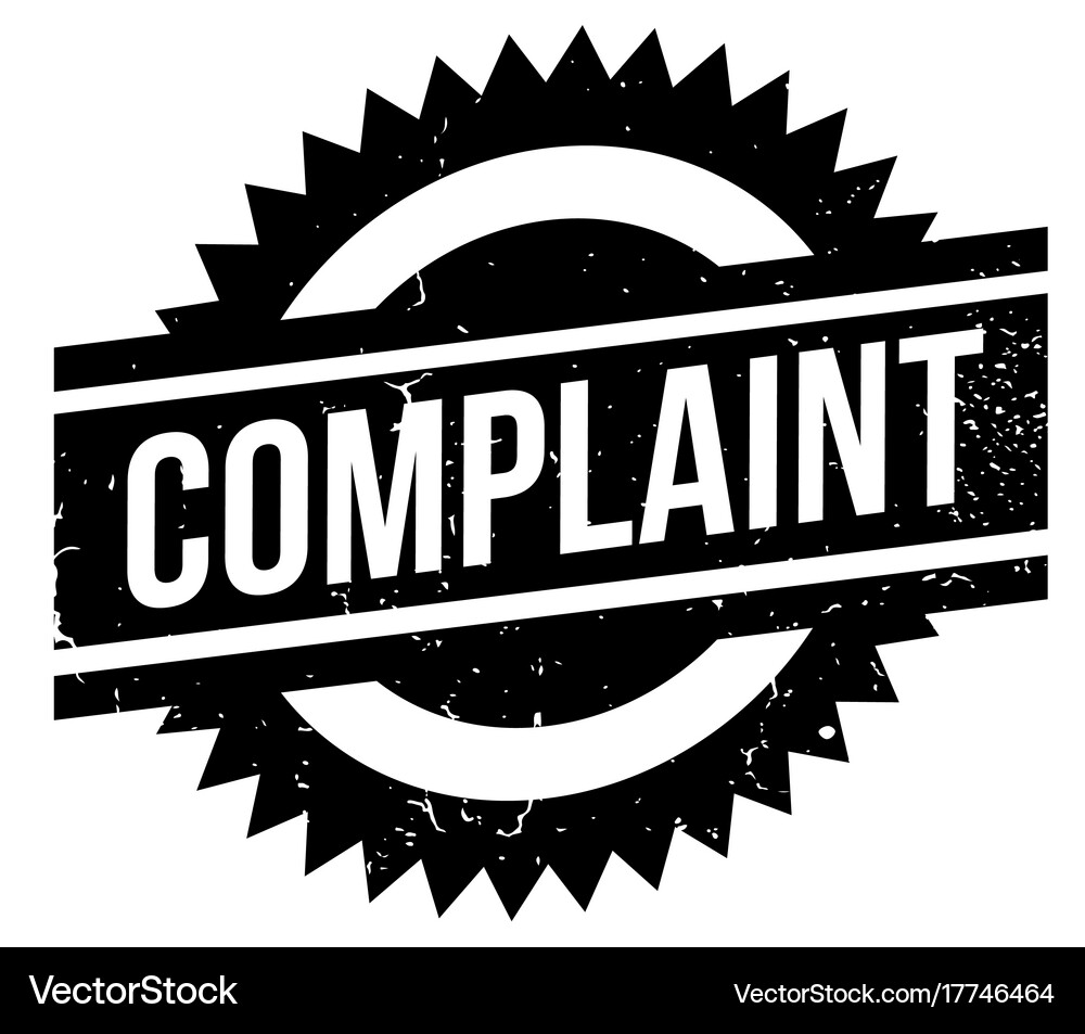 Complaint rubber stamp Royalty Free Vector Image
